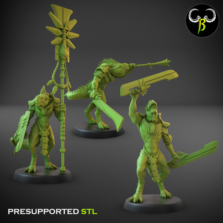 3D Printable Stellar warrior Squad by ClayBeastCreation