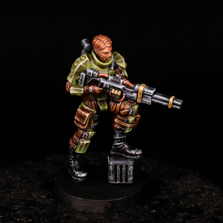 3D Printable Adrik - Dieselpunk Collection by Print Minis