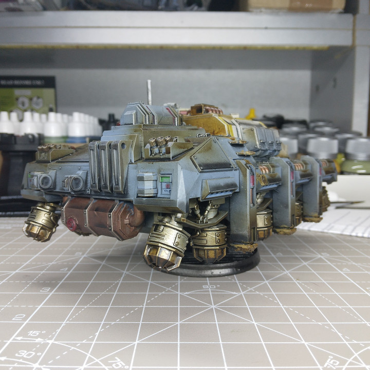 3D Printable Huntsman Diesel Tank - Dieselpunk Collection by Print Minis