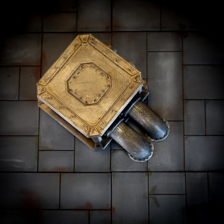 3D Printable Modular Pipes - Ground Coupler Hub by Fr3D @ The3DPrinting