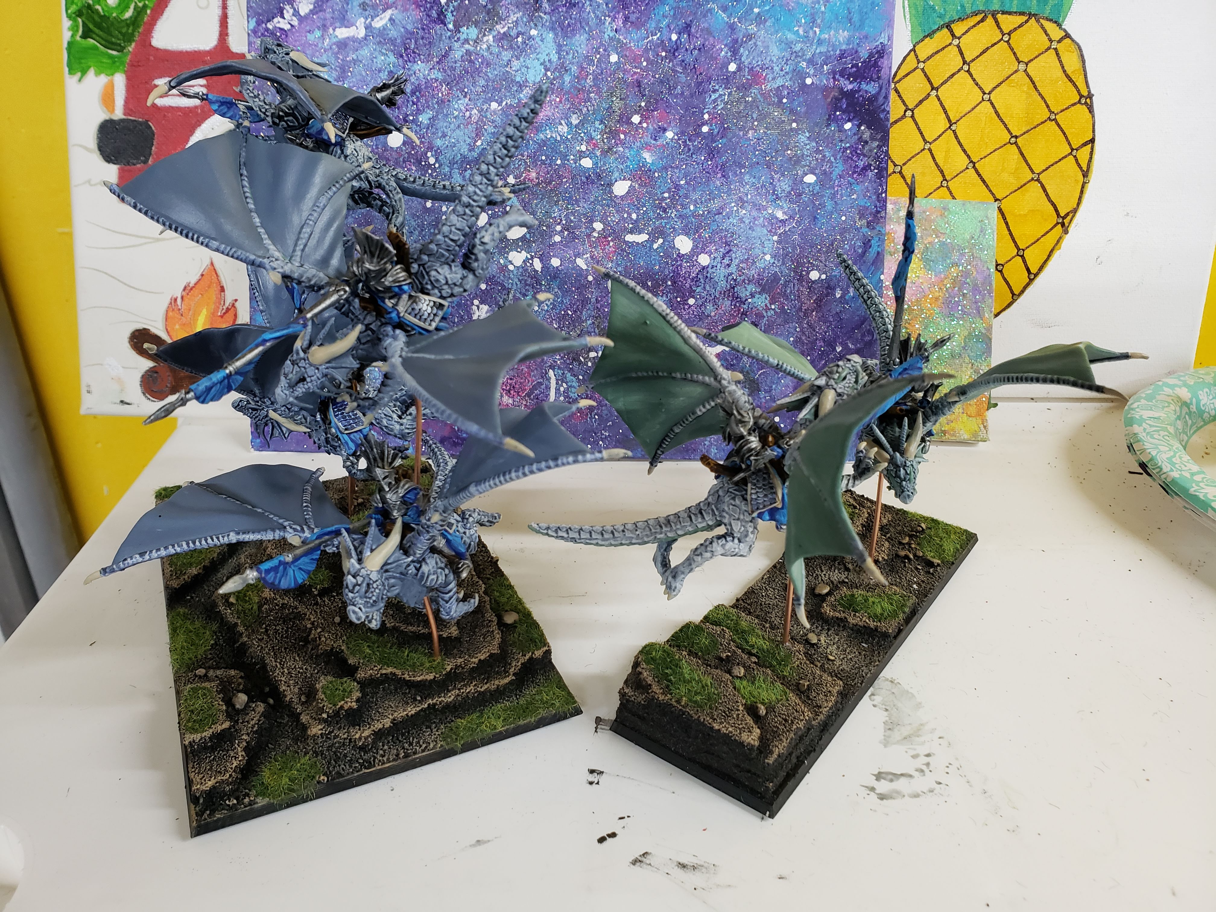 3D Printable Elf Dragon Rider miniatures (28mm, modular) by Juhász Gergely