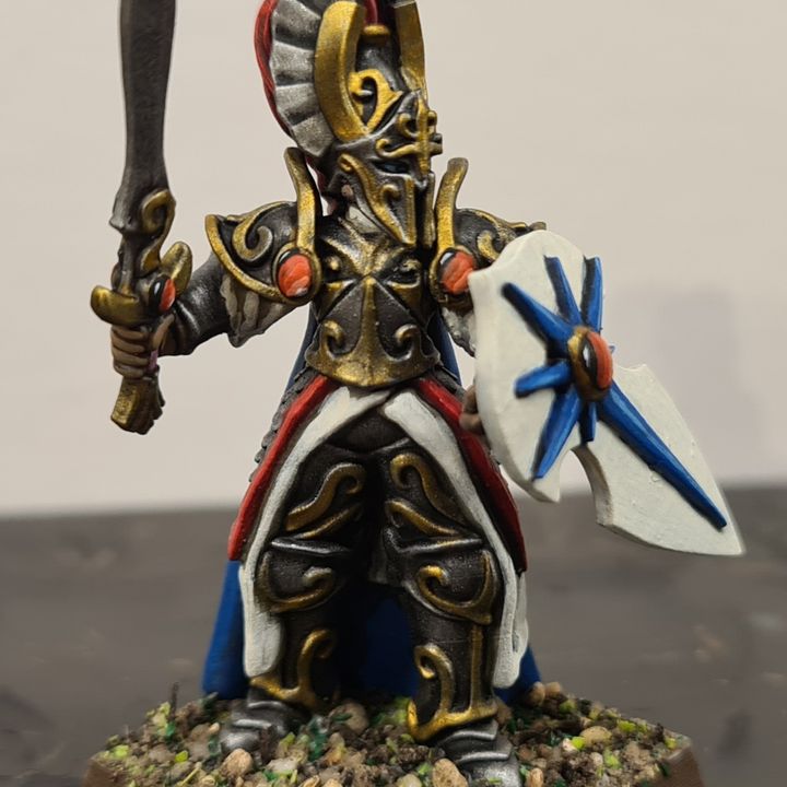 3D Print of Elf Foot Hero Miniature (28mm, modular) by twaerstad