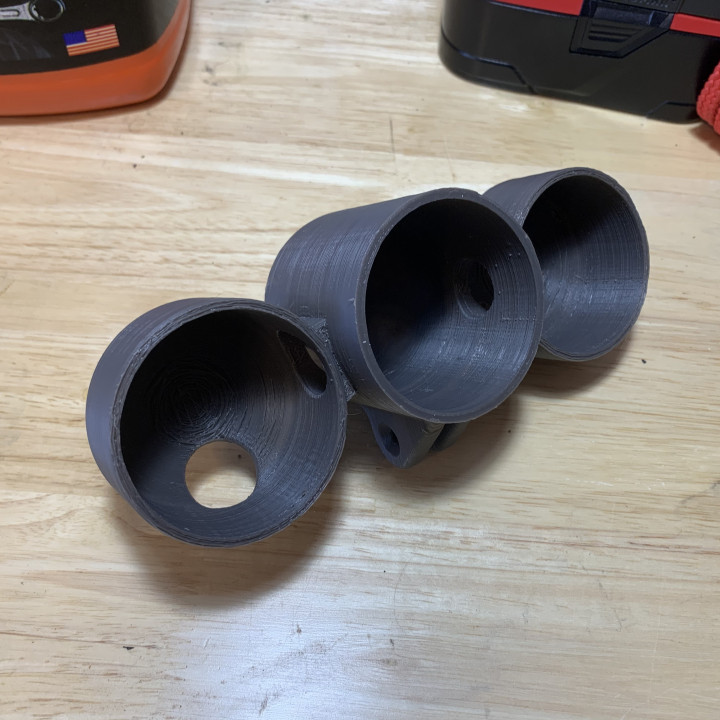 3D Printable 2" Triple Gauge Pod by Aaron Womble