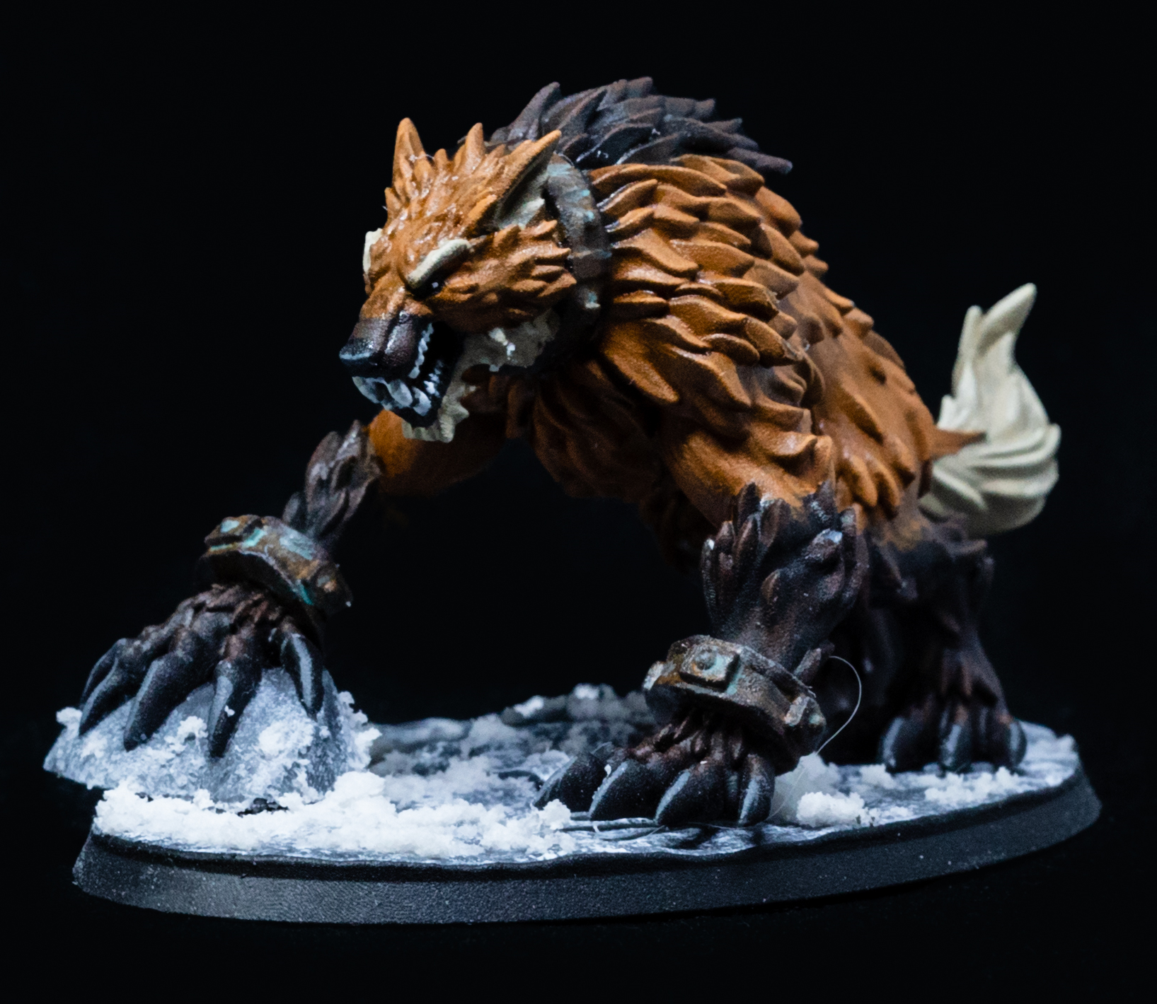 3D Printable Fangrir- Giant Wolf - 32mm - DnD - by RN Estudio