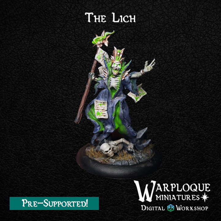 3D Printable The Lich by Warp Miniatures