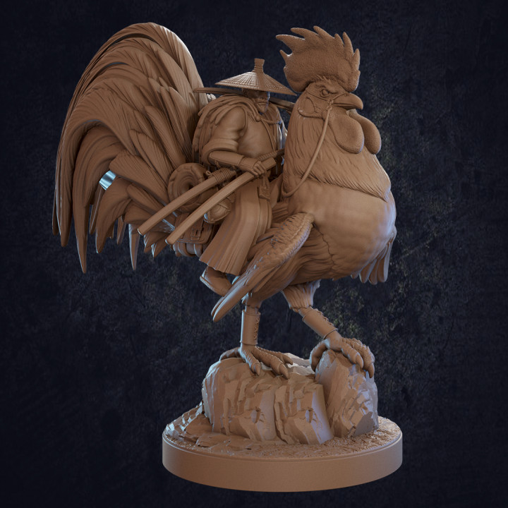 3D Printable Choto and Hattori Rooster Mount - Presupported by The ...