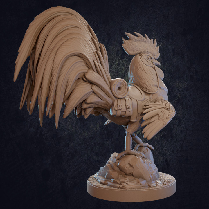 3D Printable Choto and Hattori Rooster Mount - Presupported by The ...