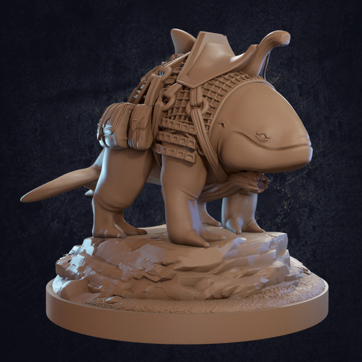 3D Printable Mastif and Marlow Mount and Trapper Pack - Presupported by ...