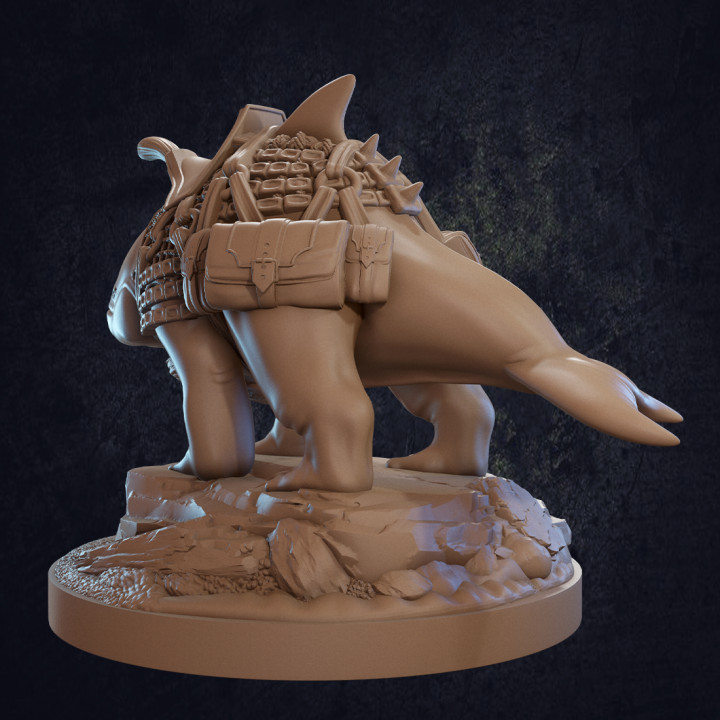 3D Printable Mastif and Marlow Mount and Trapper Pack - Presupported by ...