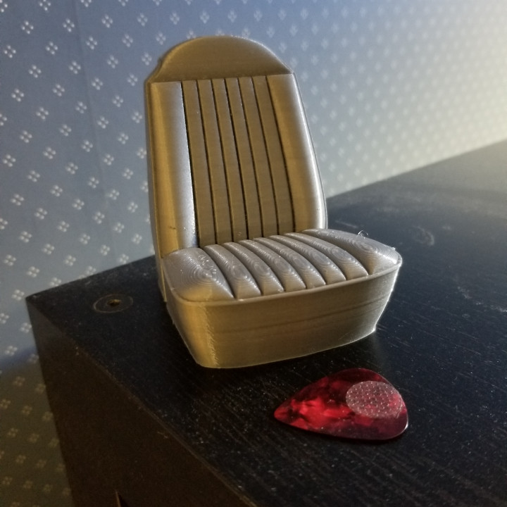 3D Print of Retro Seats for Pro-line '70s Rock Van Clear Body by Silverhawx