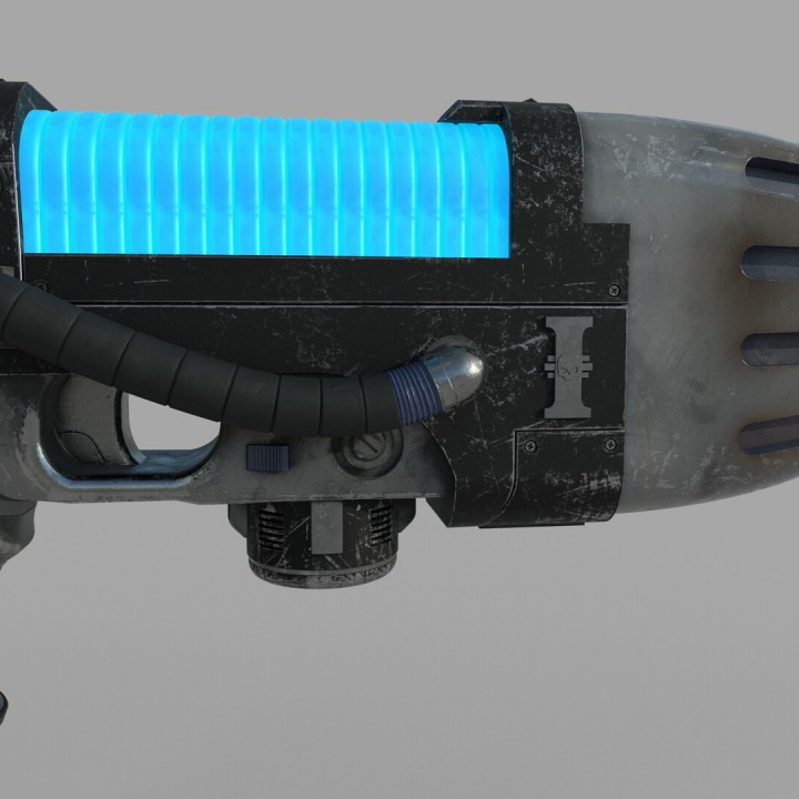 3D Printable Plasma Pistol by Alexis