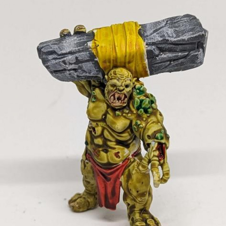 3D Print of Zombie mountain troll by erwik