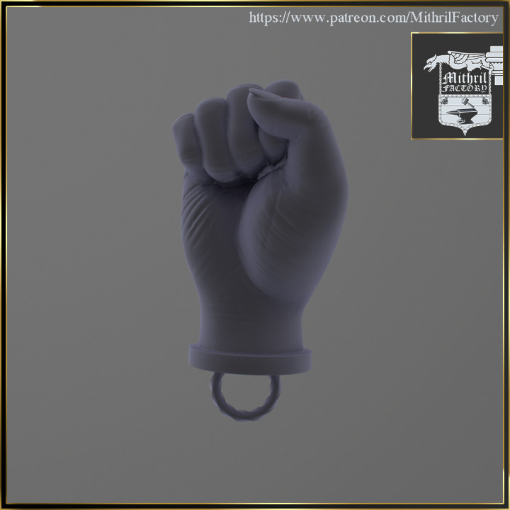 3D Printable Hand Check by mithril factory