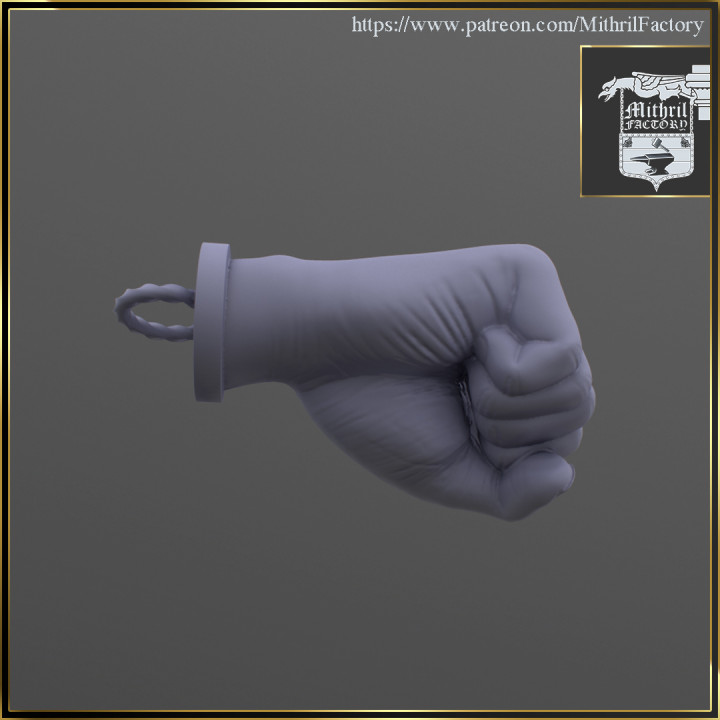3D Printable Hand Check by mithril factory