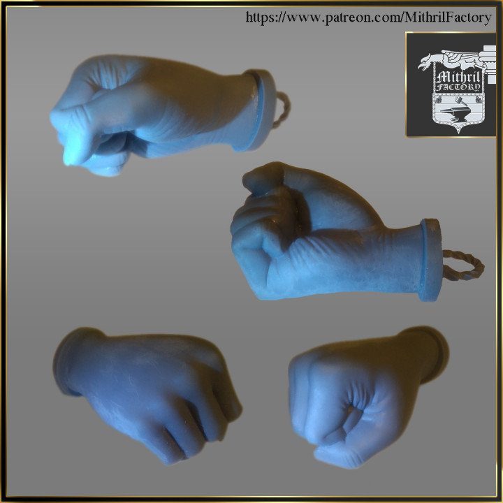 3D Printable Hand Check by mithril factory