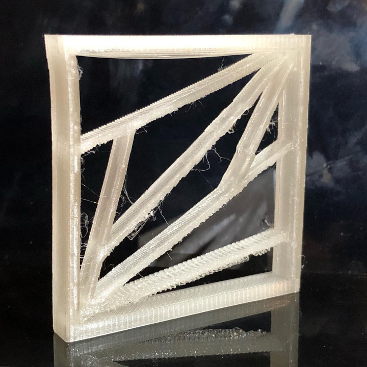 3D Printable Overhang Angle Stress Test by Maquina Engineering Studio