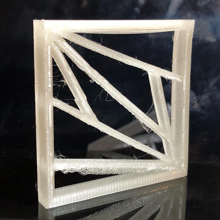 3D Printable Overhang Angle Stress Test by Maquina Engineering Studio
