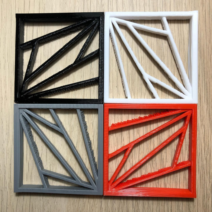 3D Printable Overhang Angle Stress Test by Maquina Engineering Studio