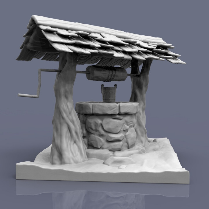 3D Printable Water well model for 3d printing by Ventum