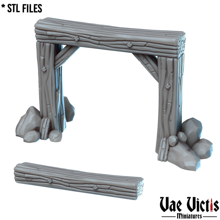 3D Printable Mine supports by Vae Victis Miniatures