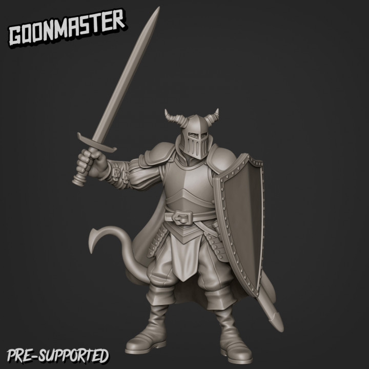 3D Printable Infernal Knight 1 by Goon Master
