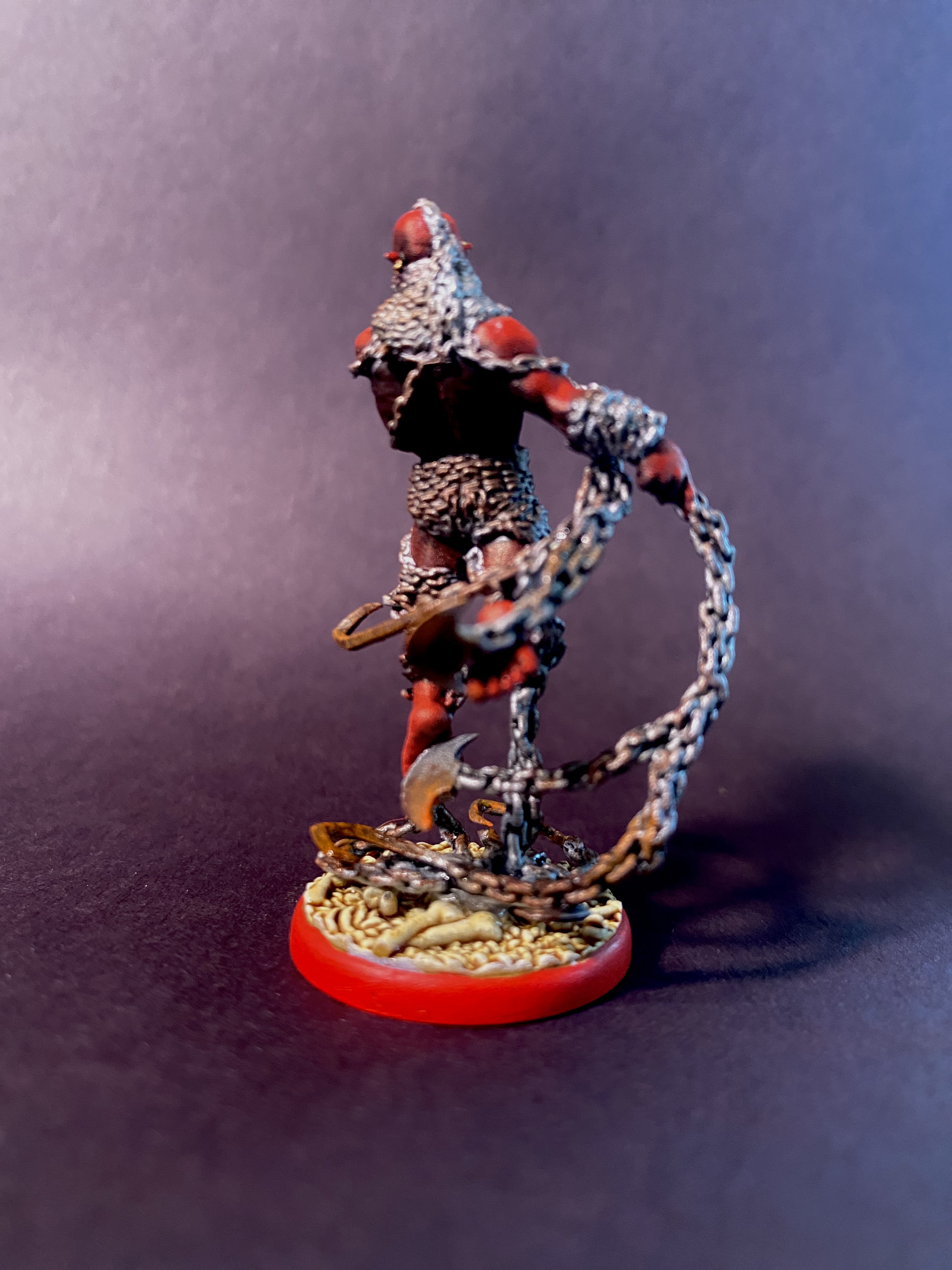 3D Printable Chain Devil - Tabletop Miniature by YKS Miniatures