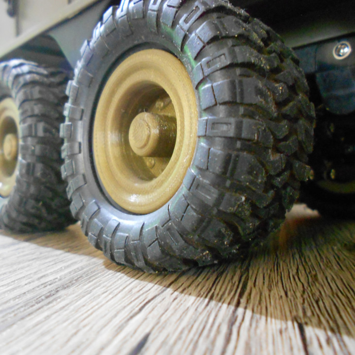 3D Printable FAYEE FY004A HEMTT Stlye Rims by Ecks-calibur