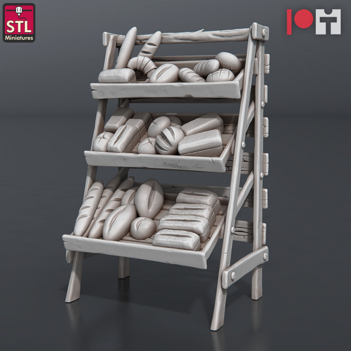 3D Printable Baker Set by STL Miniatures