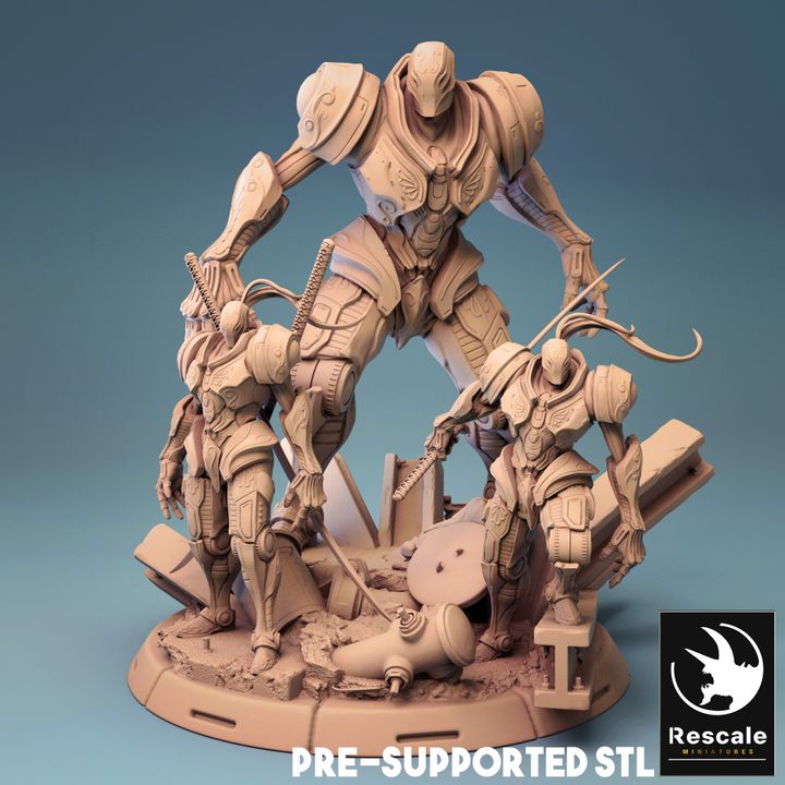 3D Printable Construct Gang Pack by Rescale Miniatures