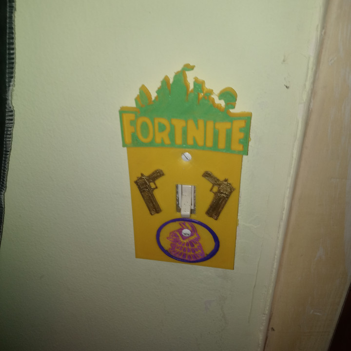 3D Printable FORTNITE LIGHT SWICH by Kuba