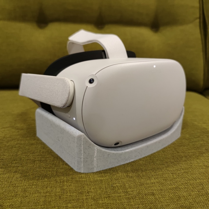 3D Printable Oculus Quest 2 Dock by Justin Lee