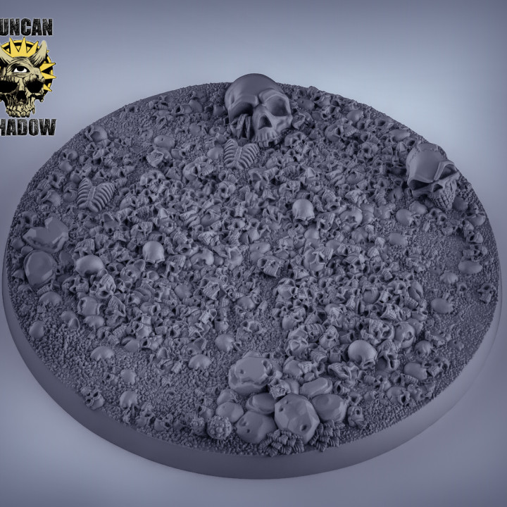 3D Printable Skull Bases by Duncan Shadow