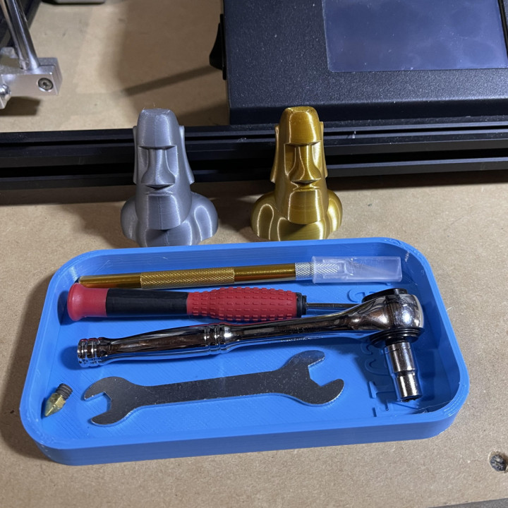 3D Printable Simple Tool tray by Aaron A