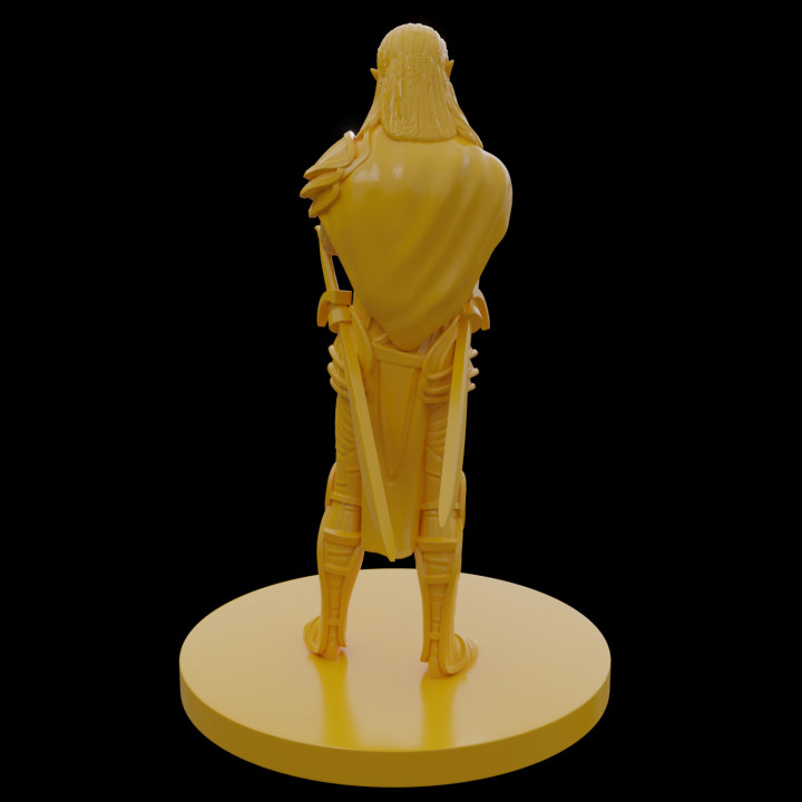 3D Printable Elf Fighter by YourNeighborKnight Minis