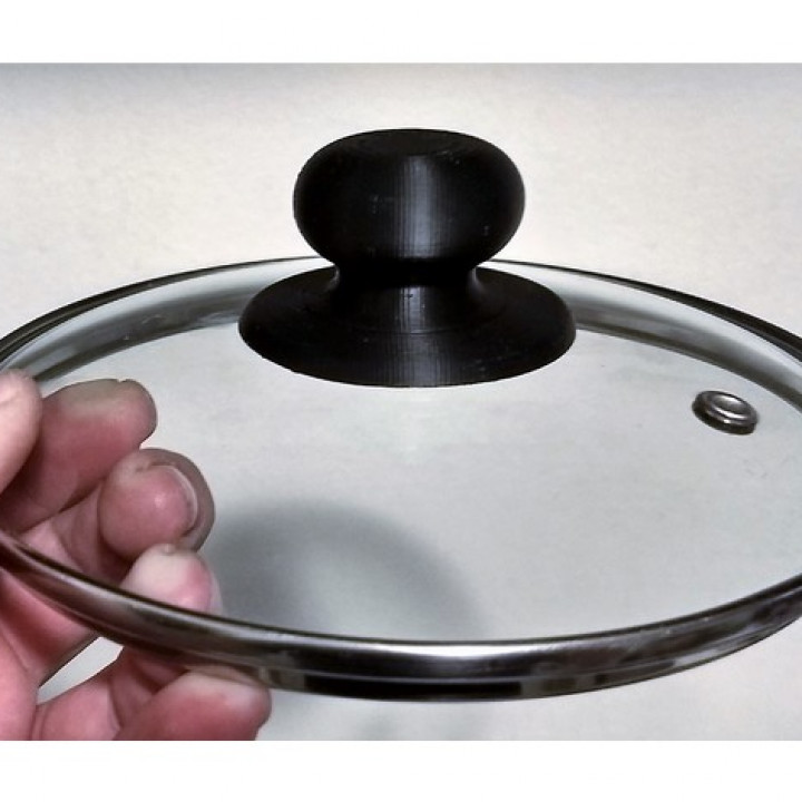 3D Printable Pot lid handle by Daniel Beaver