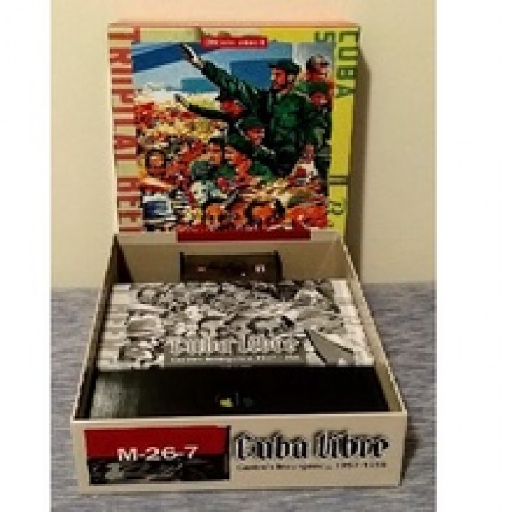 3D Printable Cuba Libre board game insert and organizer by Daniel Beaver