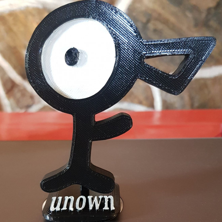 3D Printable pokemon unown by amijair cabrera
