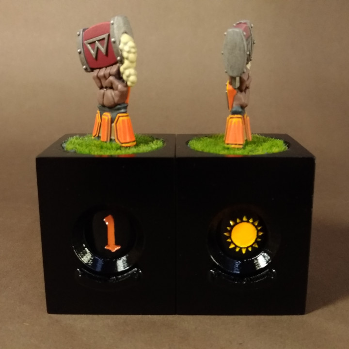 3D Printable Blood Bowl display platform by VeryCell