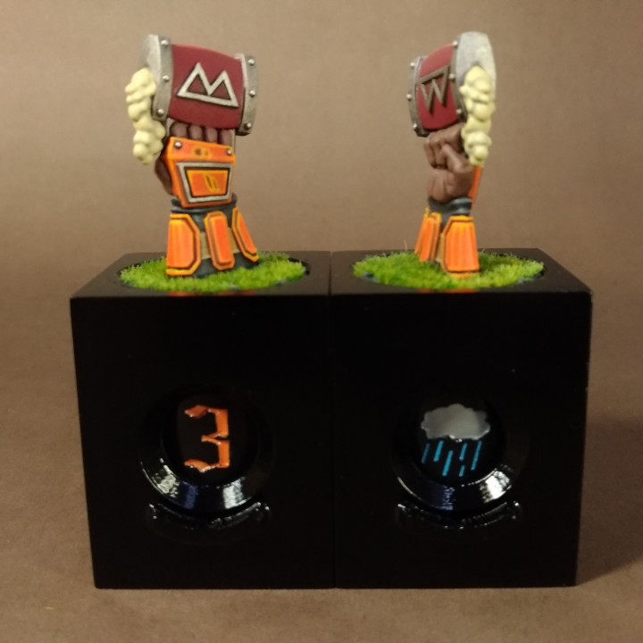 3D Printable Blood Bowl display platform by VeryCell