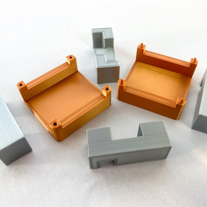 3D Printable Magic Drawers Puzzle by Mark Ingle