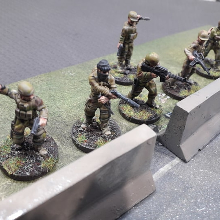 3D Printable Zombie survivors military unit by BattleCat Miniatures