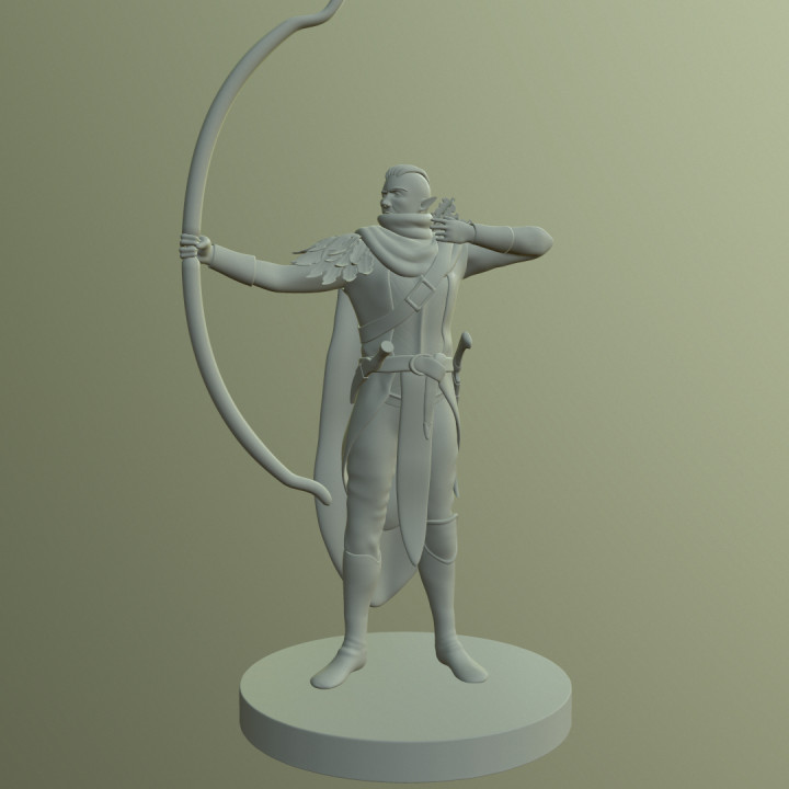3D Printable Elf Ranger by Matheus Siani