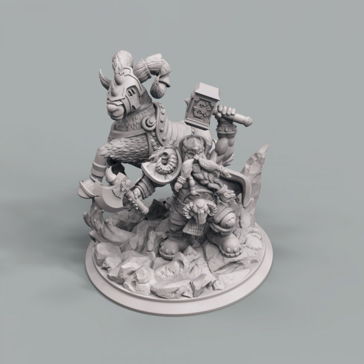 3D Printable 3D MODEL KING by LionAce