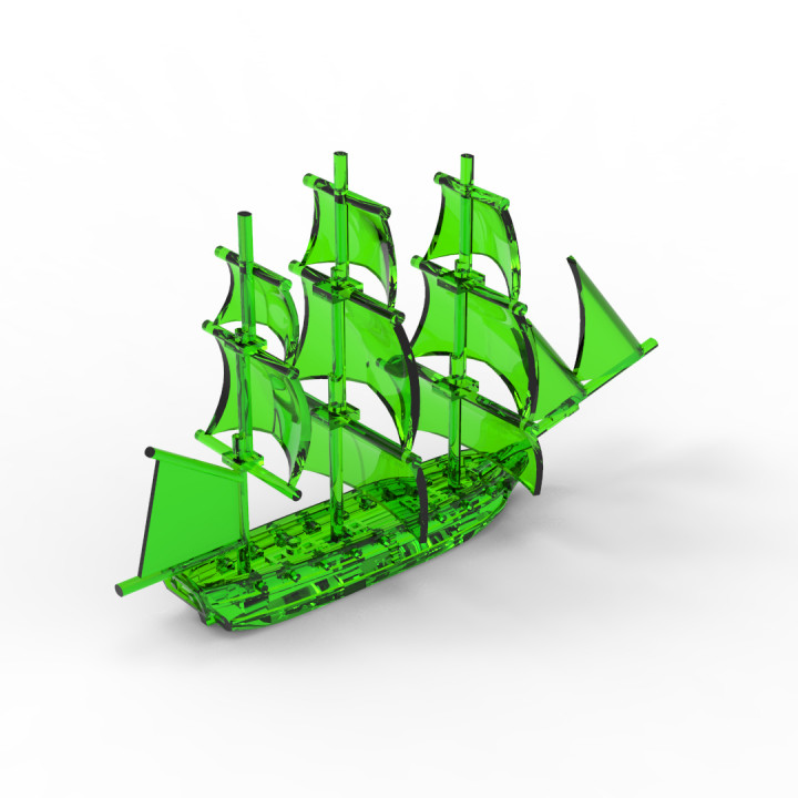 3D Printable HMS Osprey (1797) 18 guns by Saturnalia STUDIOS