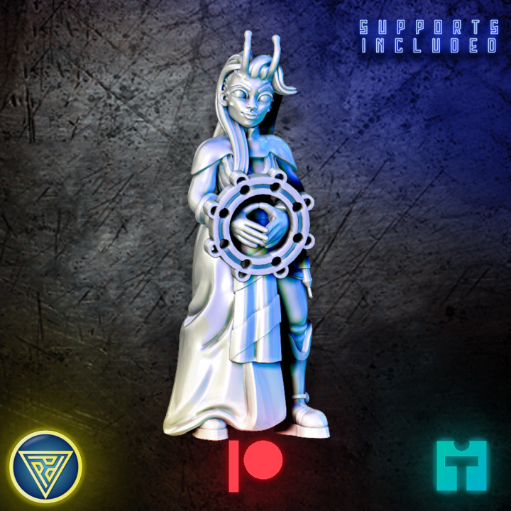 3D Printable Antennae Alien Mystic by Print Paint Play