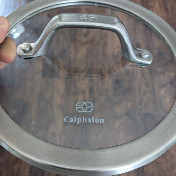 3D Printable Calphalon Lid Organizer by Colin