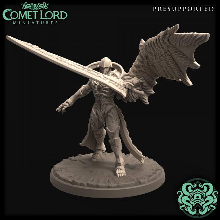 3D Printable Angelo Maxwell, The False Angel by Comet Lord Miniatures