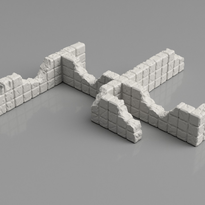 3D Printable Modular rock walls by Fr3D @ The3DPrinting