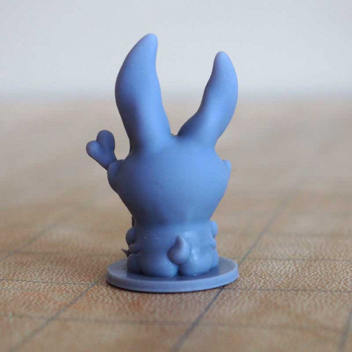 3D Printable Young Wererabbit + FREE monster sheet by La Louve 3D