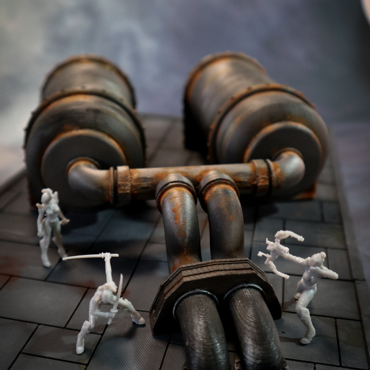 3D Printable Storage Tanks for modular pipes by Fr3D @ The3DPrinting